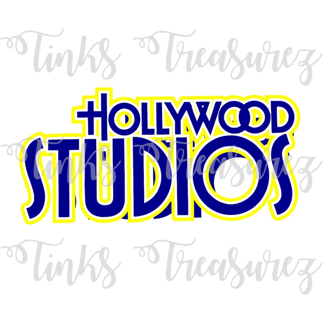 Hollywood Studios SVG, PNG Digital File, Die Cut, Scrapbook Title ...