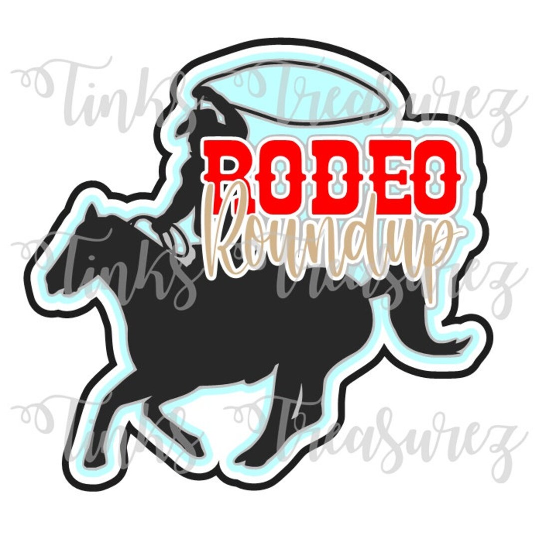 Horse SVG, Die Cut, Rodeo Roundup Svg, Scrapbook Pages, Paper Piecing ...