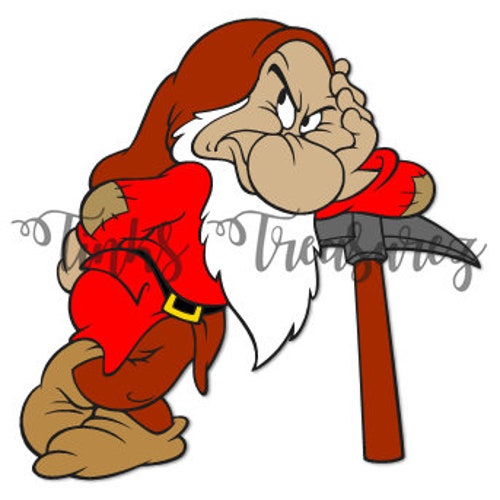 Grumpy Svg Grumpy Cutting File Grumpy Cricut Snow White - Etsy