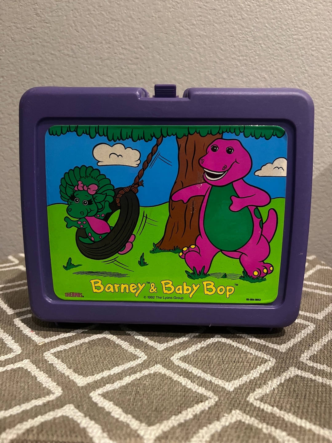 90s Barney Lunchbox - Etsy