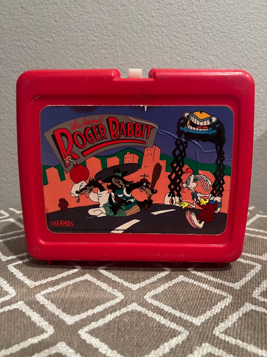 80s Who Framed Roger Rabbit Lunch Box - Etsy
