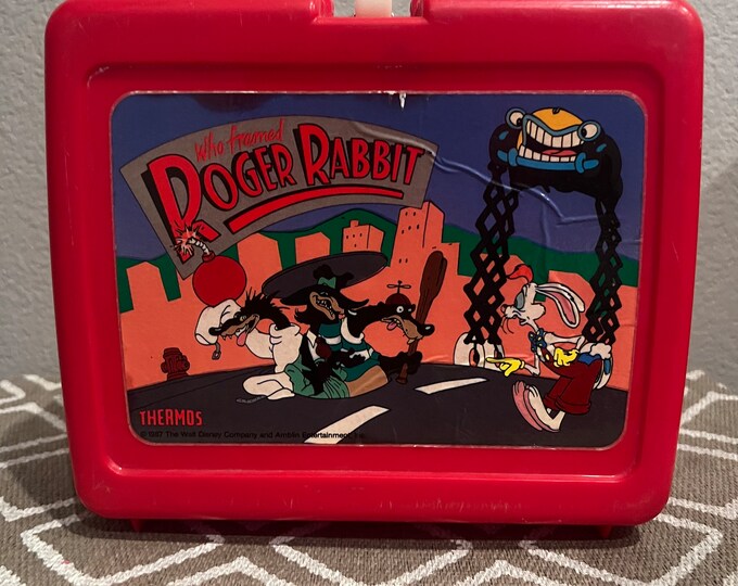 80s Who Framed Roger Rabbit Lunch Box - Etsy