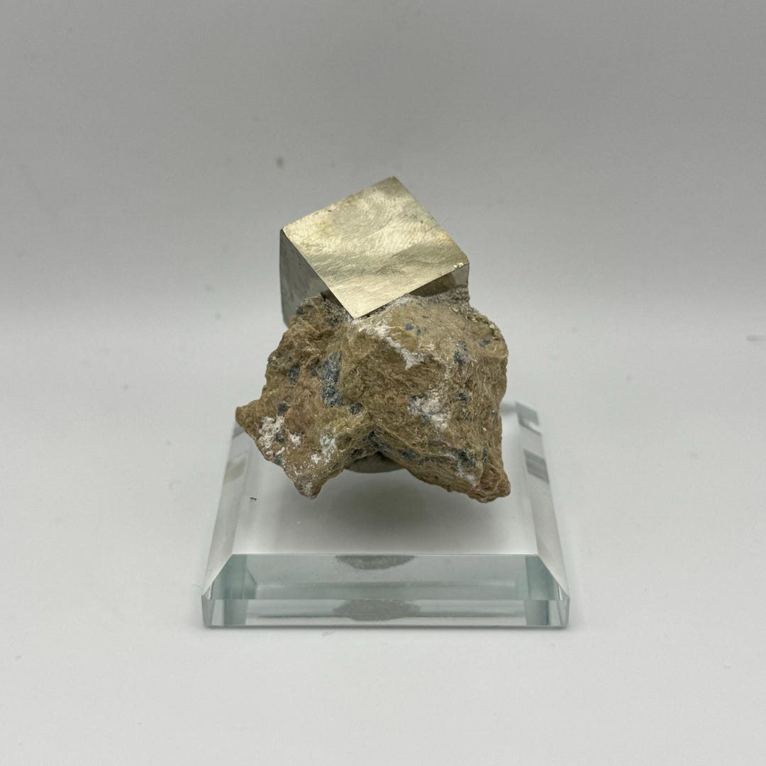 Cubic Pyrite on Matrix - Etsy