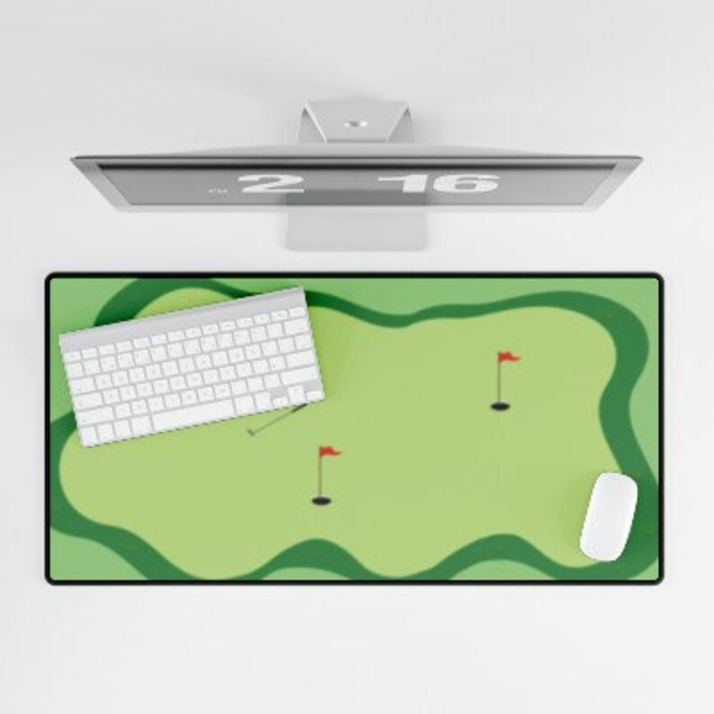Golf Putting Green Mouse Pad, Golf Desk Mat, Golf Gift, Golf Present ...