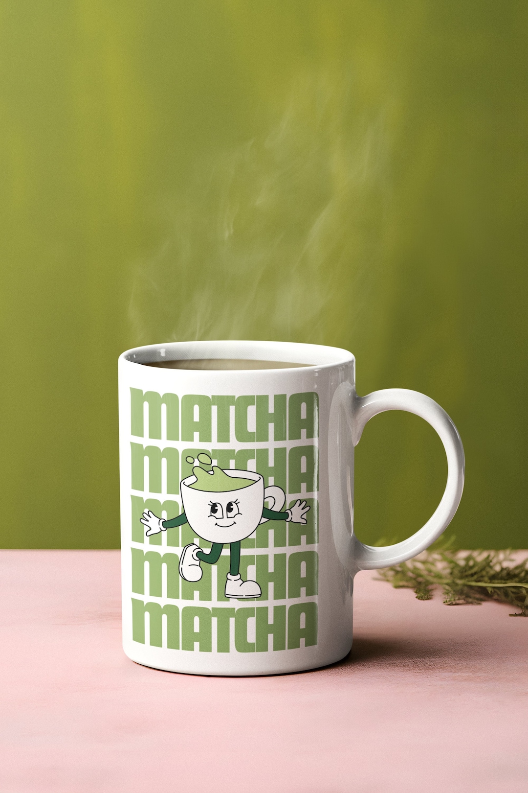 Matcha Coffee Mug - Cute Ceramic Tea Cup - Perfect Gift for Matcha ...
