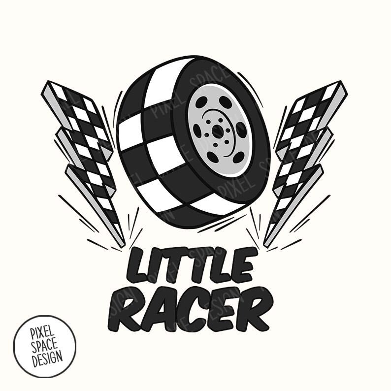 Little Racer PNG: Boy Sublimation Design (digital Download) - Etsy