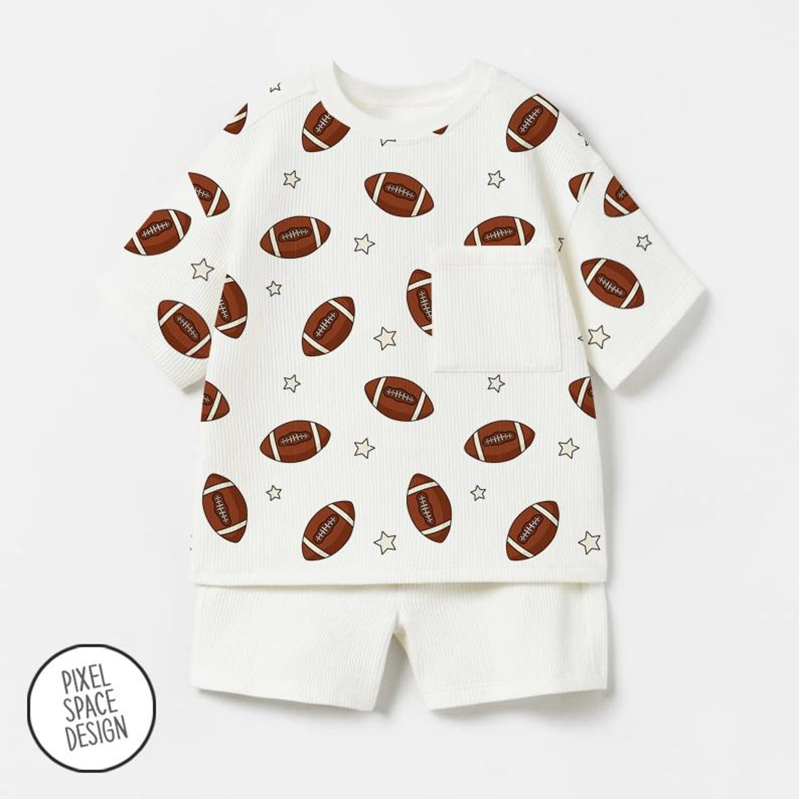 Football Seamless Pattern: Boy Sports Checkered Design (digital ...