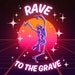 Rave to the Grave Skeleton Dance Raver Dancer Party EDM Music PNG Cute ...