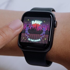 Rave to the Grave Skeleton Dance Raver Dancer Party EDM Music Fun Cute ...