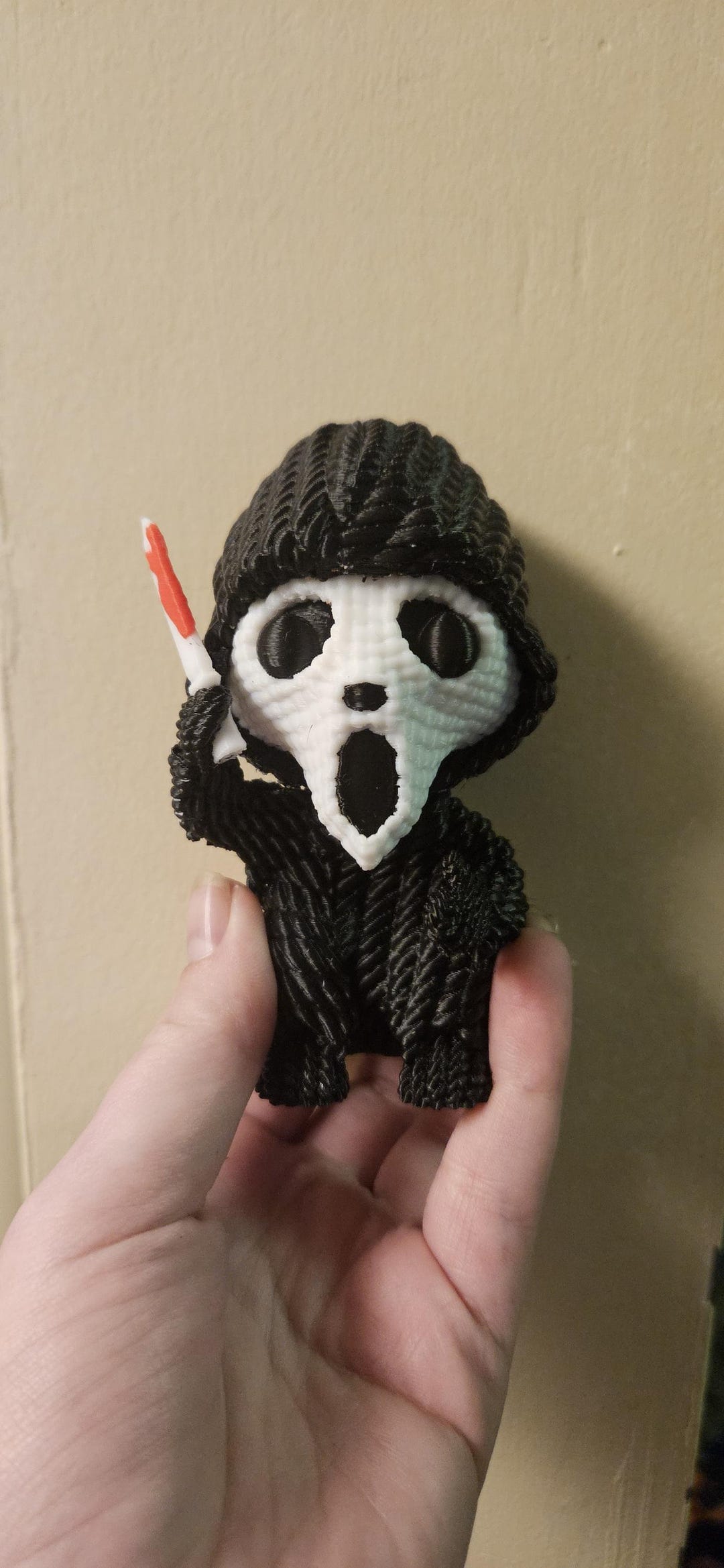 3D Printed Crochet Ghostface - Etsy