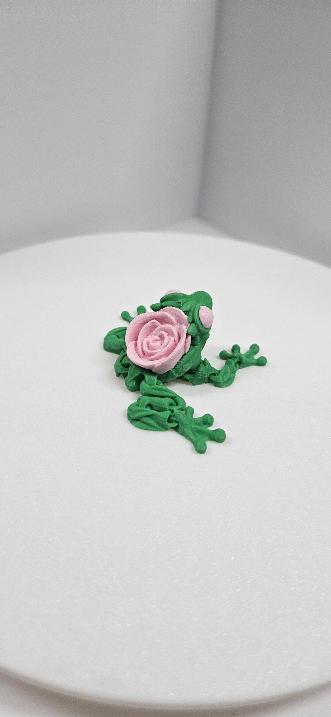 3D Printed Articulated Rose Frog - Etsy