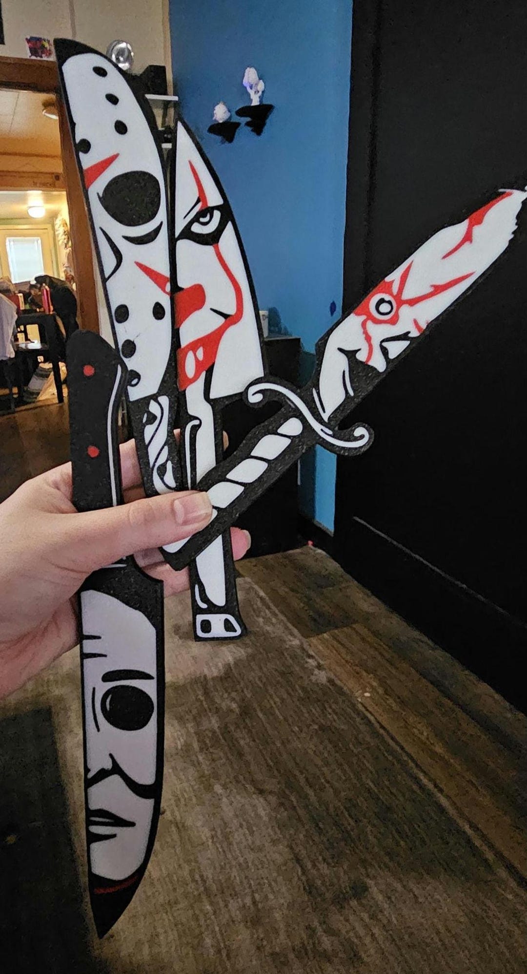 3D Printed Horror Character Knives - Etsy