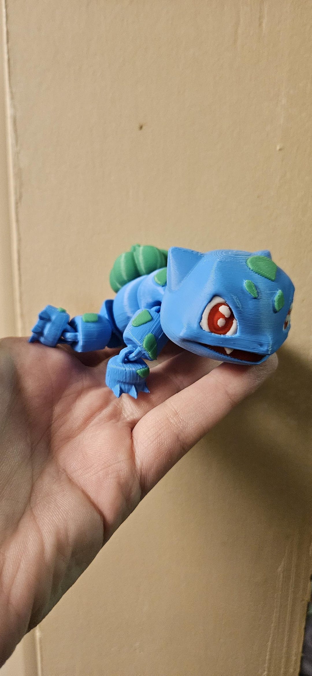 3D Printed Articulated Flexi Bulbasaur - Etsy