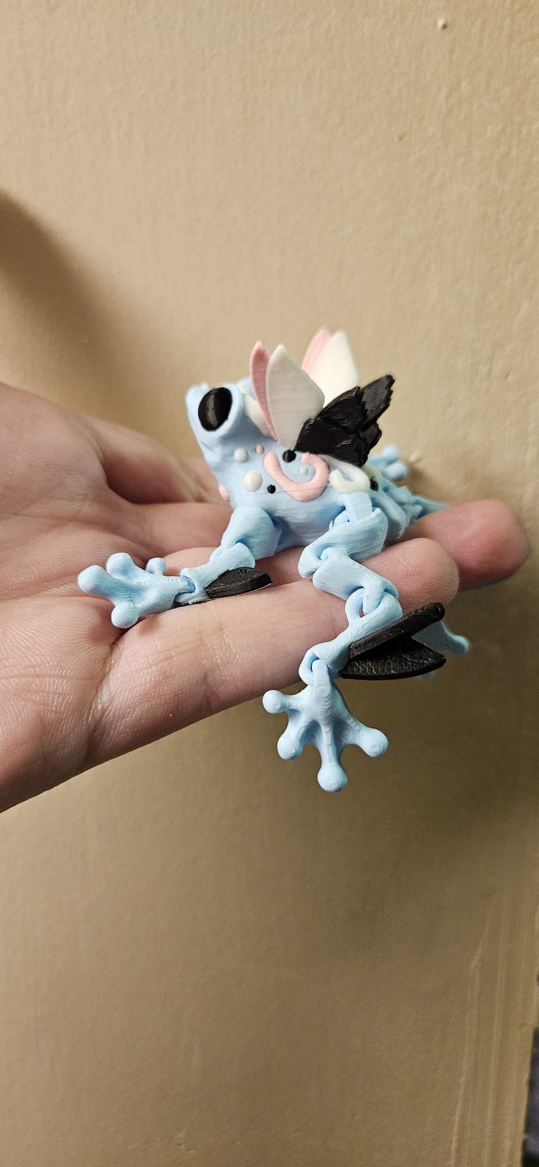 3D Printed Fairy/faerie Flutter Frog - Etsy