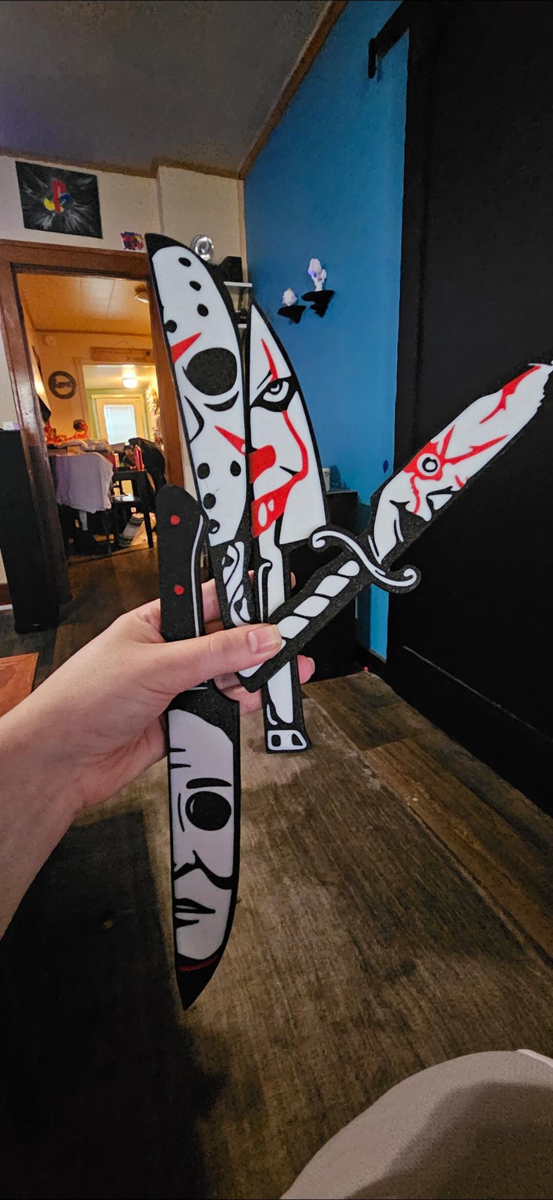 3D Printed Horror Knives - Etsy