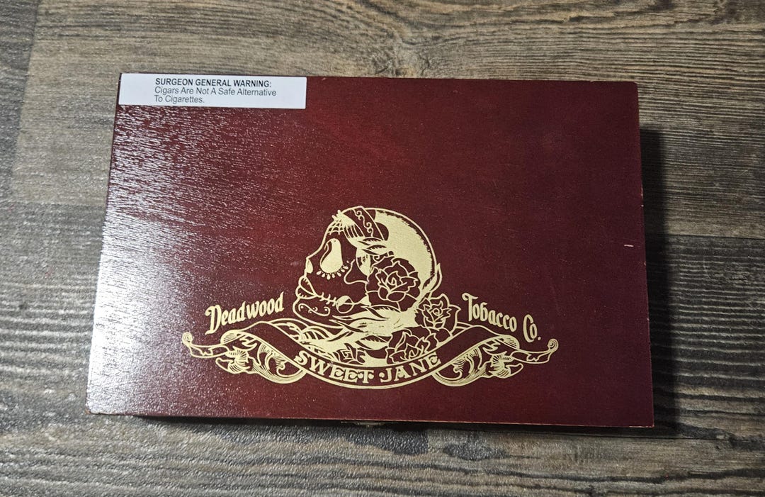 Deadwood Tobacco Co Sweet Jane Cigar Box - Etsy