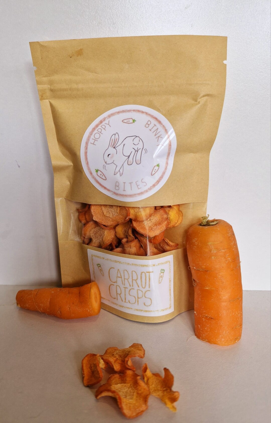 Carrot Crisps | Dehydrated Carrot Slices for Small Animals | Rabbits ...