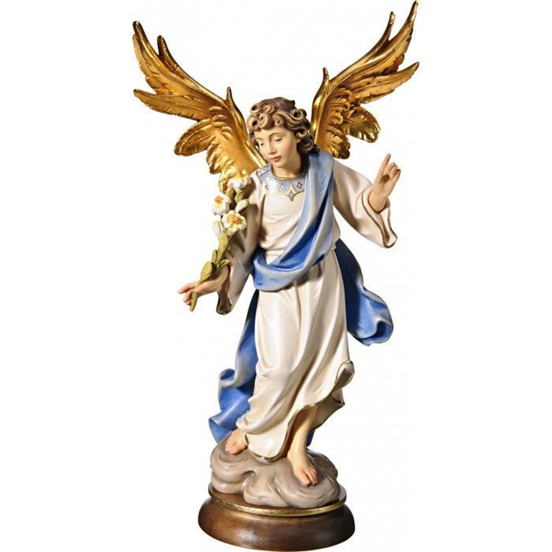 SAINT GABRIEL the ARCHANGEL in Carved Wood - Etsy
