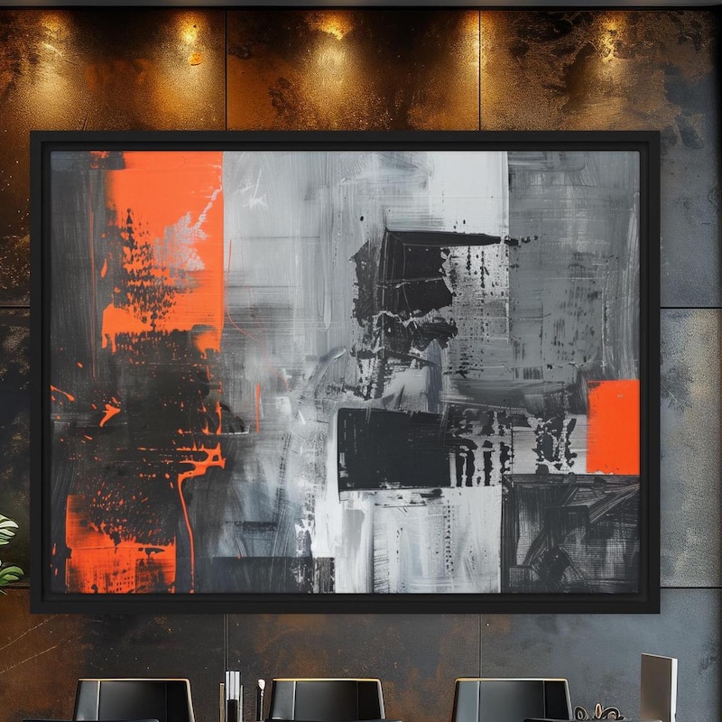 Bold Abstract Art - Etsy