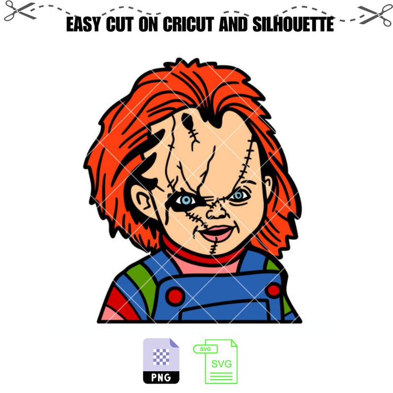Chucky Face Svg, Friends Till the End Svg, Halloween Svg, Horror Movie ...