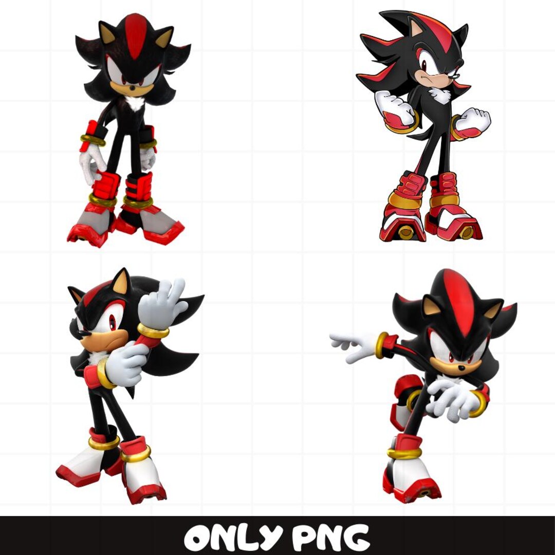 Shadow the Hedgehog Bundle Png, Shadow Face Png, Shadow Head Png ...