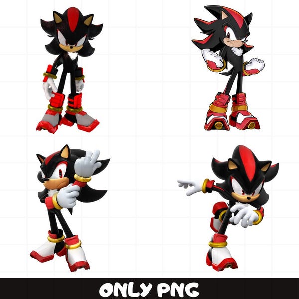 Sonic Silhouette - Etsy
