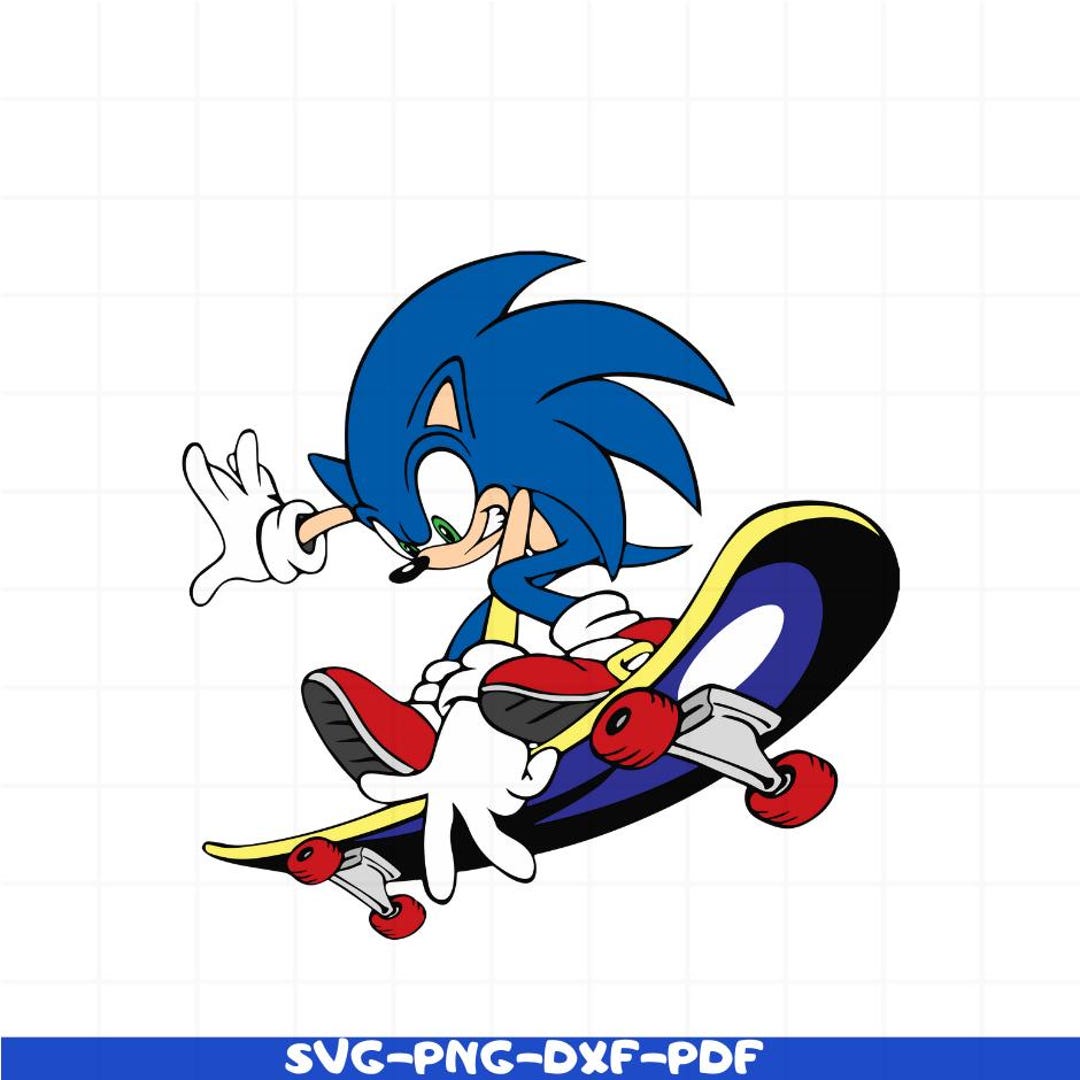 Sonic the Hedgehog Bundle Svg, Sonic Face Svg, Sonic Head Svg, Layered ...