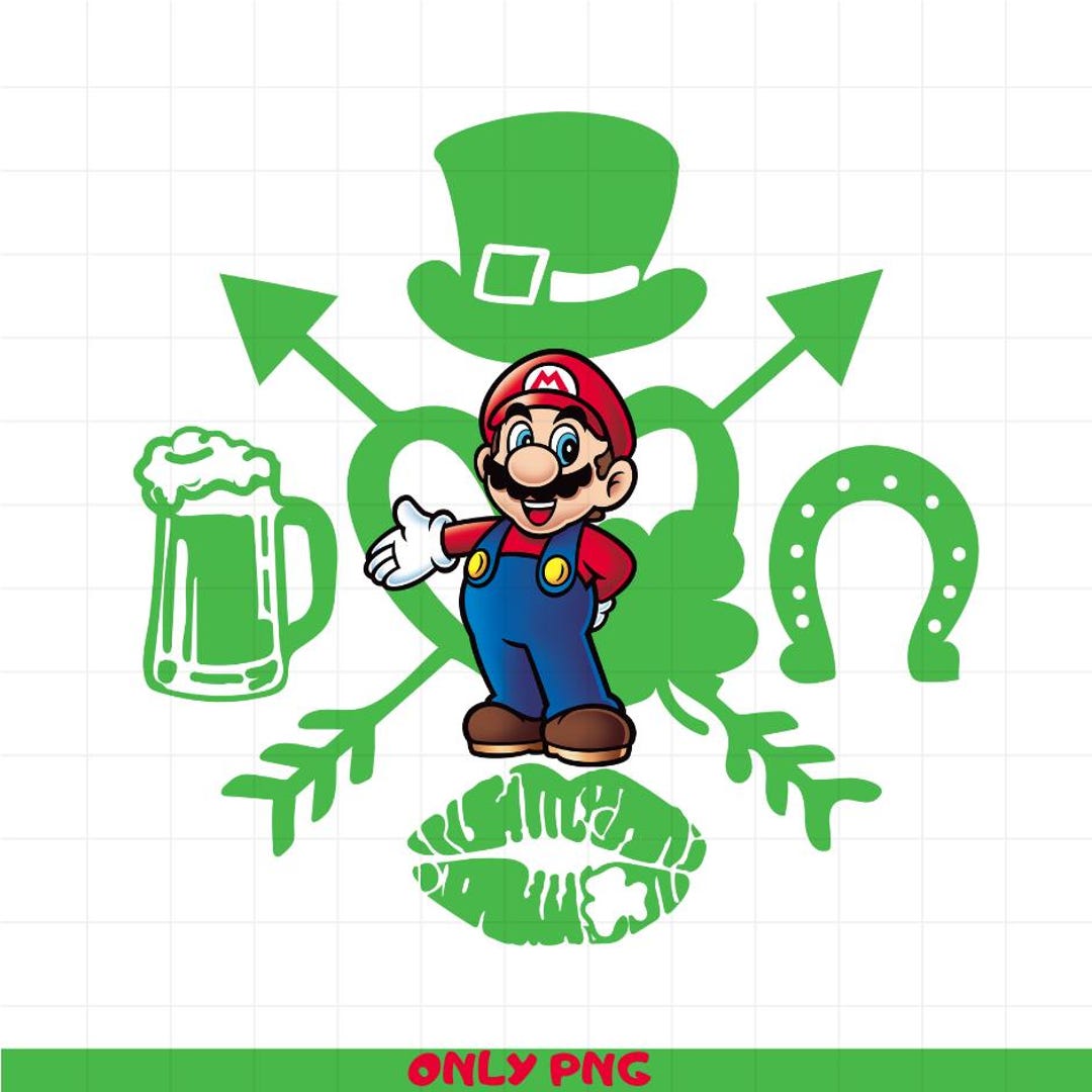 Super Mario St Patrick's Png, Mario Characters Png, Super Mario Png ...