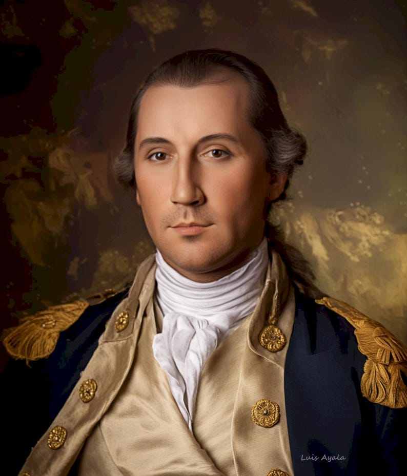 Young George Washington - Etsy