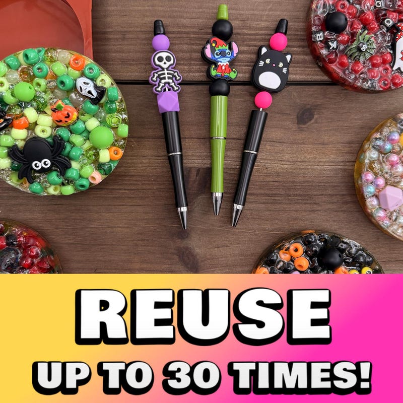 Pick Pad With Bead Pen - Etsy