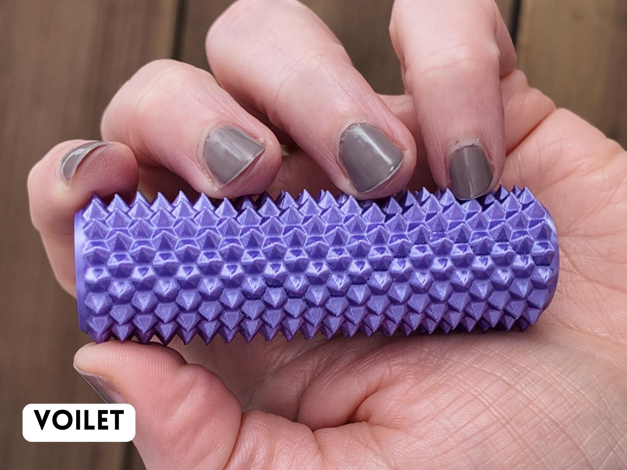 Glossy Spiky Roller Hand Roller Fidget, Sheen Finish - Etsy
