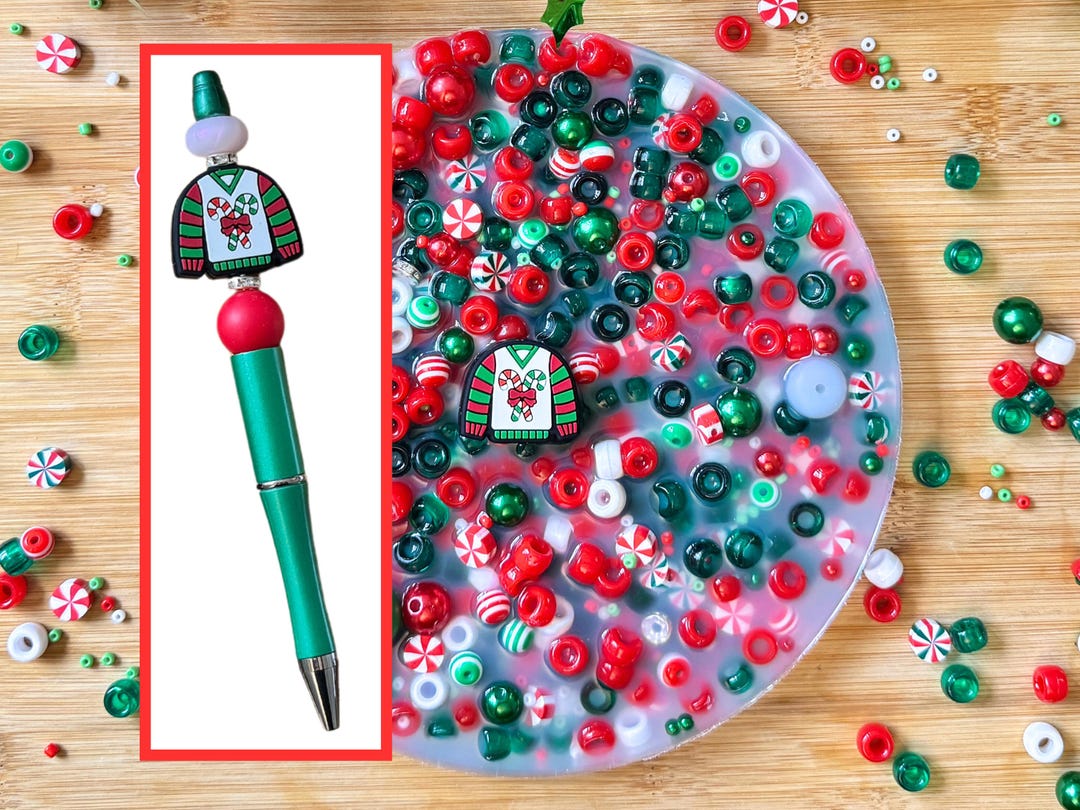 CUTE CHRISTMAS Picky Pad W/bead Pen Perfect Stocking Stuffer ADHD Gift ...