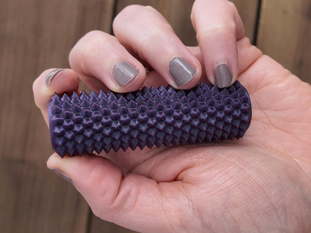 Shimmery Galaxy Spiky Roller Hand Fidget Toy With Hidden Storage - Etsy