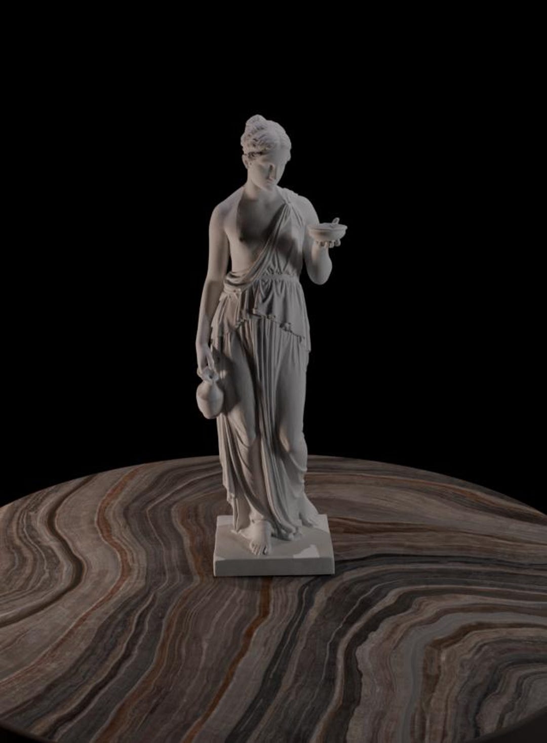 Statue of Hebe: 3D Printed Greek Goddess of Youth - Etsy