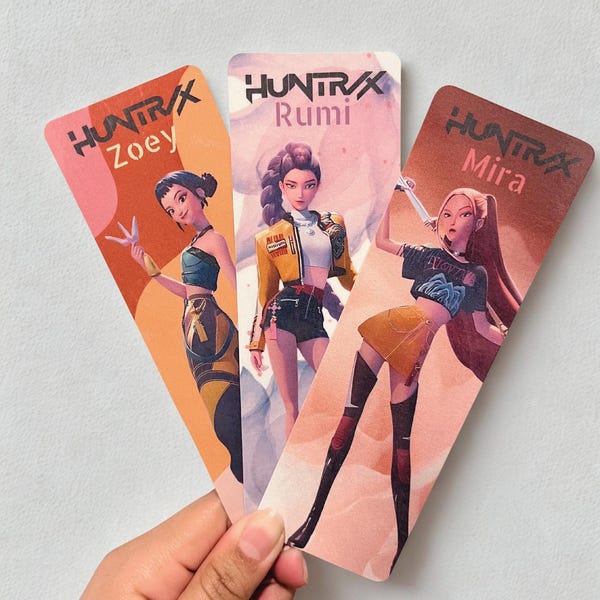 Kpop Demon Hunters Bookmark - Etsy