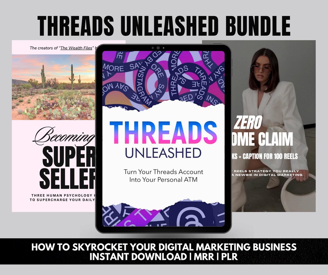 Threads Unleashed Trio Bundle, the Zero Income Claim, Becoming a Super ...