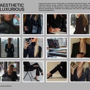 Lady Boss Stock Photos Luxury Business Woman Black Aesthetic Faceless ...