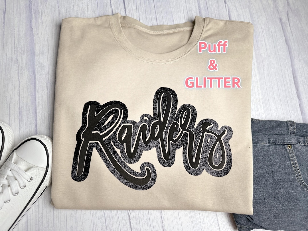 Custom Puff Print Team Name T-shirt, Personalized Puff Writing for ...