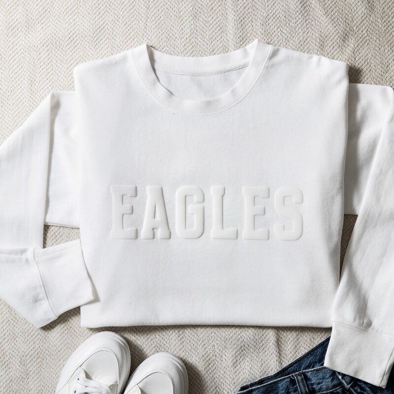 Embossed Sweatshirt - Etsy