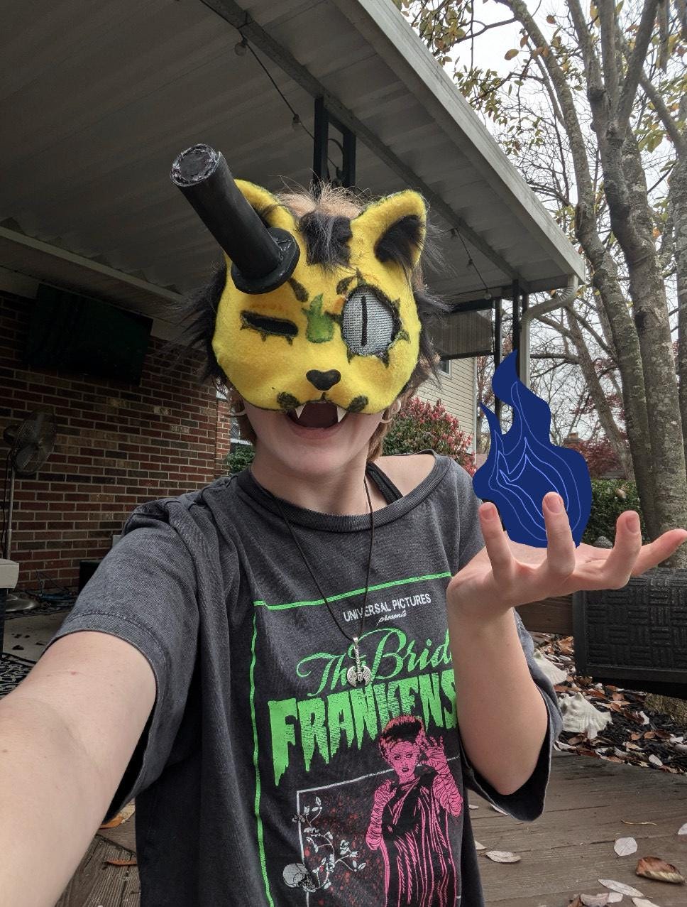 Bill Cipher Cat Mask With Removable Hat - Etsy