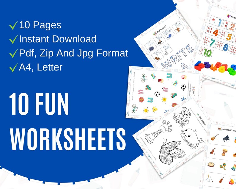 Fun and Informative Digital Pages for Kids Learn While Having Fun ...