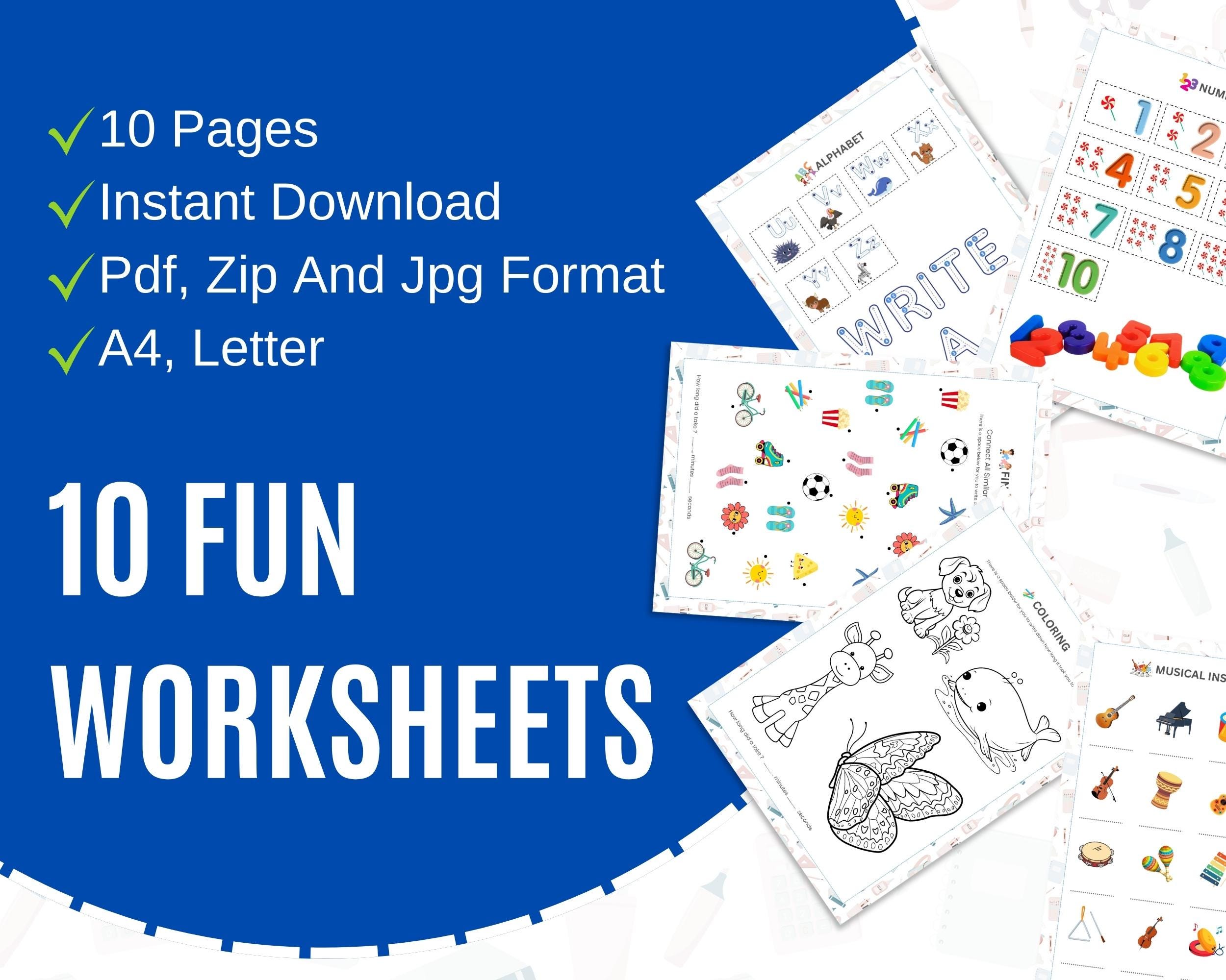 Fun and Informative Digital Pages for Kids Learn While Having Fun ...