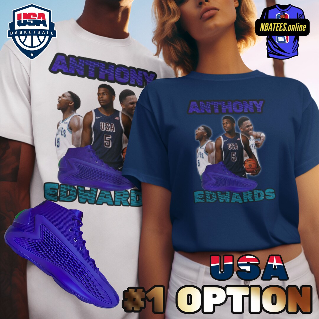 Anthony Edwards Shirt Classic Vintage Bootleg NBA Player NBA T Shirt ...