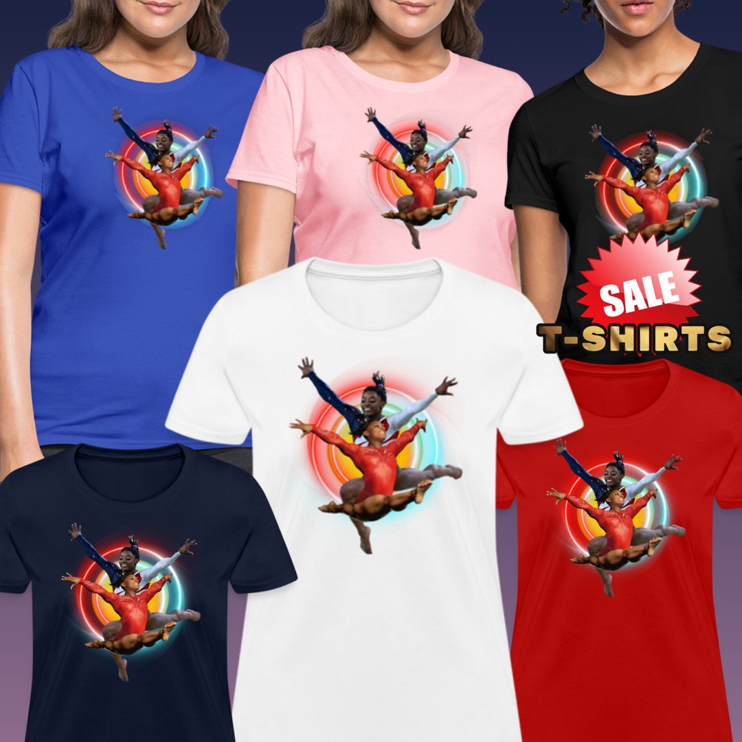 SIMONE BILES Gymnastics Bile Champion Women's T-shirt Gift: Perfect for ...
