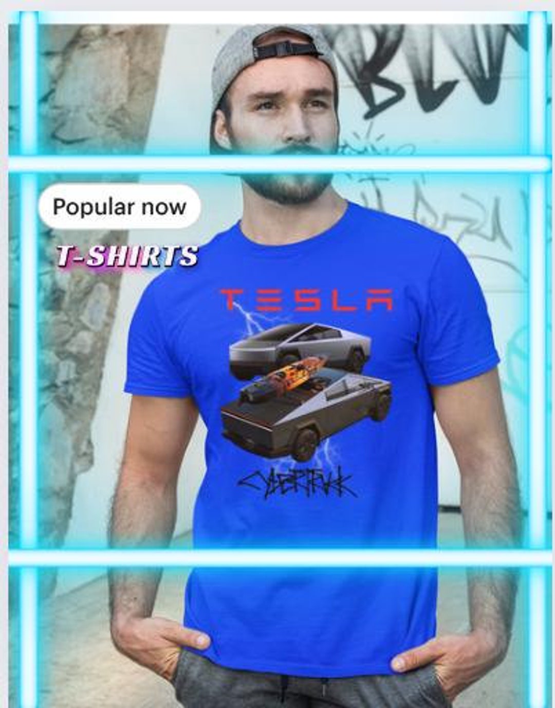 Tesla Shirt Cybertruck Bold Tesla Truck Shirt for Fans Tesla Truck ...