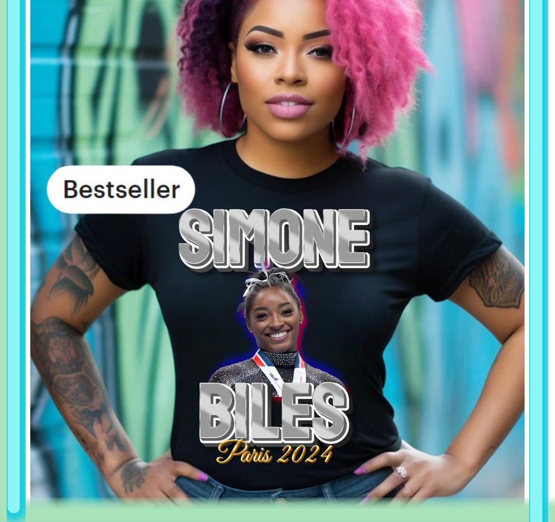 Buy Simone Biles Shirt Simone Biles 2024 Womens Shirt USA Gymnast ...