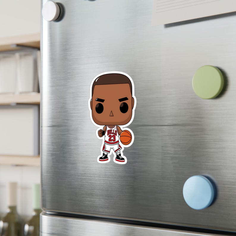 Michael Jordan Funko Pop Chibi Decal: Laptop Car Sticker - Etsy