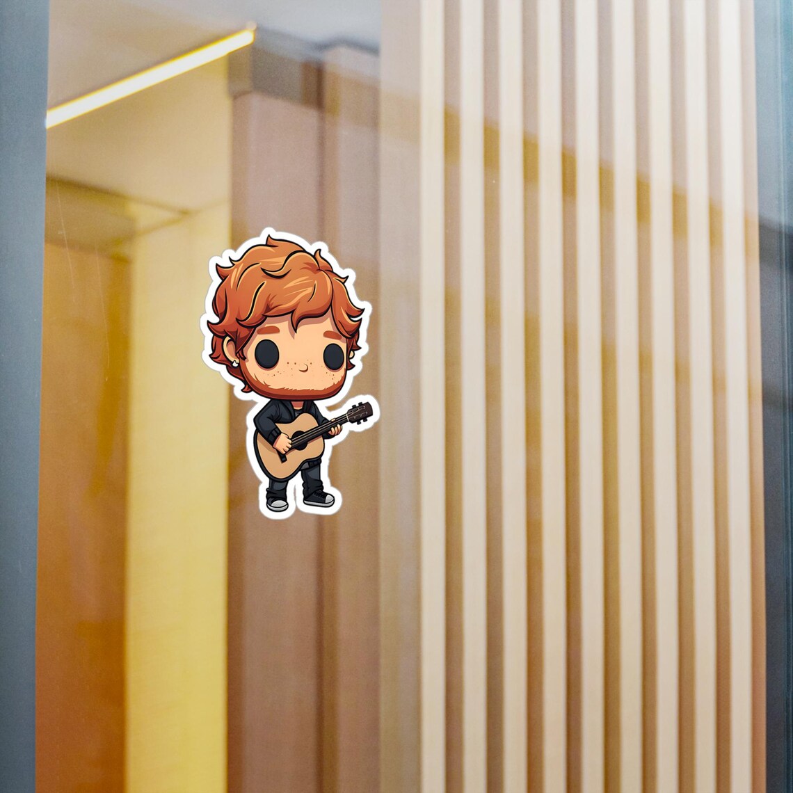 Ed Sheeran Funko Pop Chibi Sticker: Water-resistant Vinyl Decal - Etsy