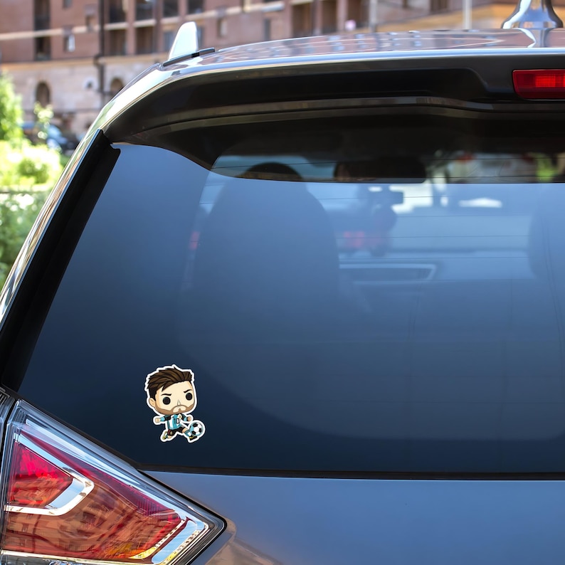Lio Messi Funko Pop Decal, Funko Pop Soccer Argentina, Decal Sticker ...