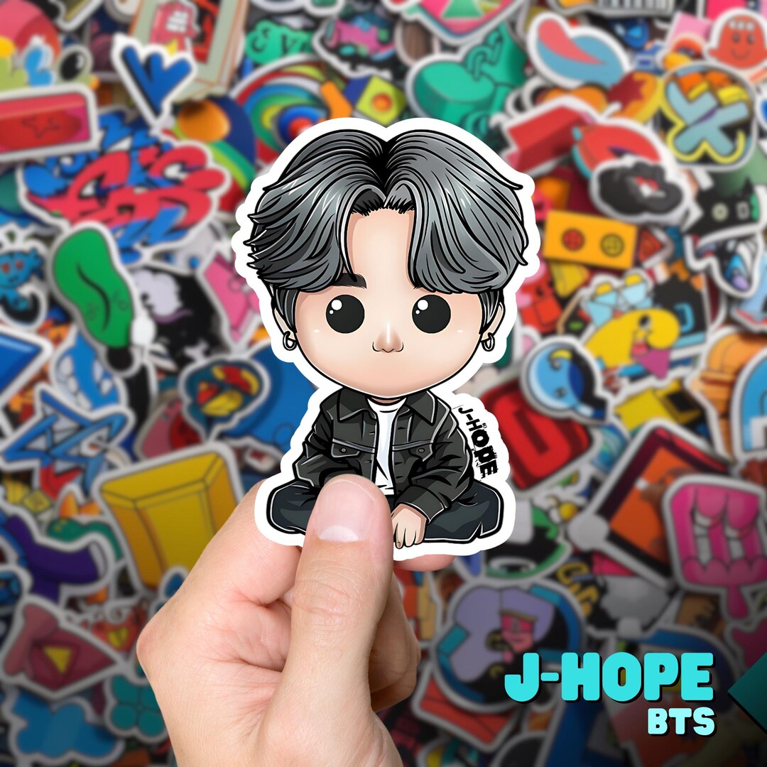 J-hope Funko Pop Decal, Funko Pop BTS, Decal BTS, Decal Sticker for ...